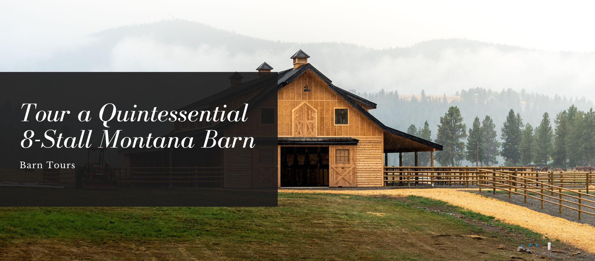 Tour a Quintessential 8-Stall Montana Barn - American Stalls