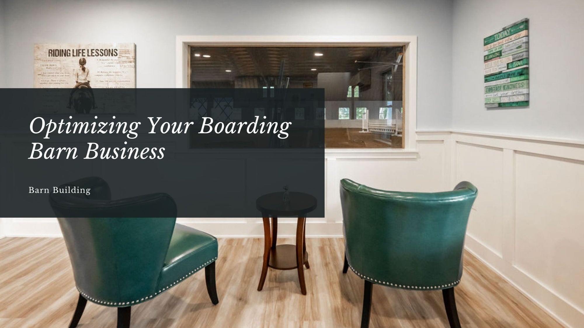Optimizing Your Boarding Barn Business - American Stalls