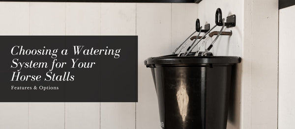 Choosing a Watering System That Is Best Fit for Your Stalls - American ...