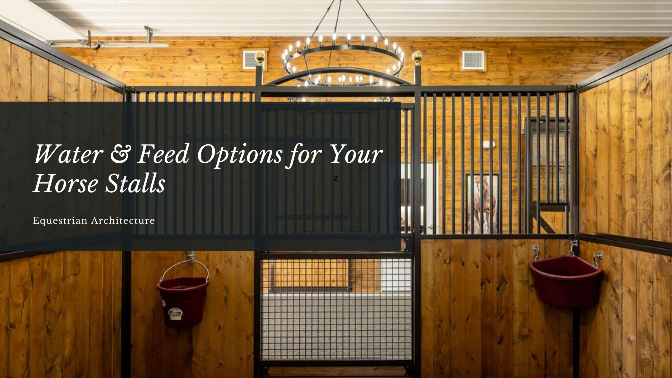 Water & Feed Options for Your Horse Stalls - American Stalls