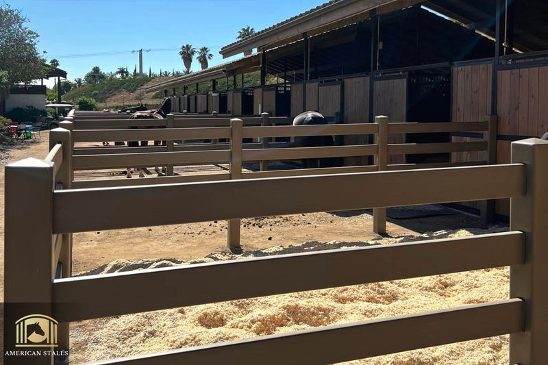 HDPE Horse Fencing | Plastic Horse Fencing | American Stalls