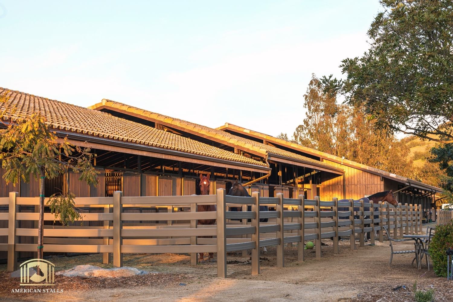 HDPE Horse Fencing | Plastic Horse Fencing | American Stalls