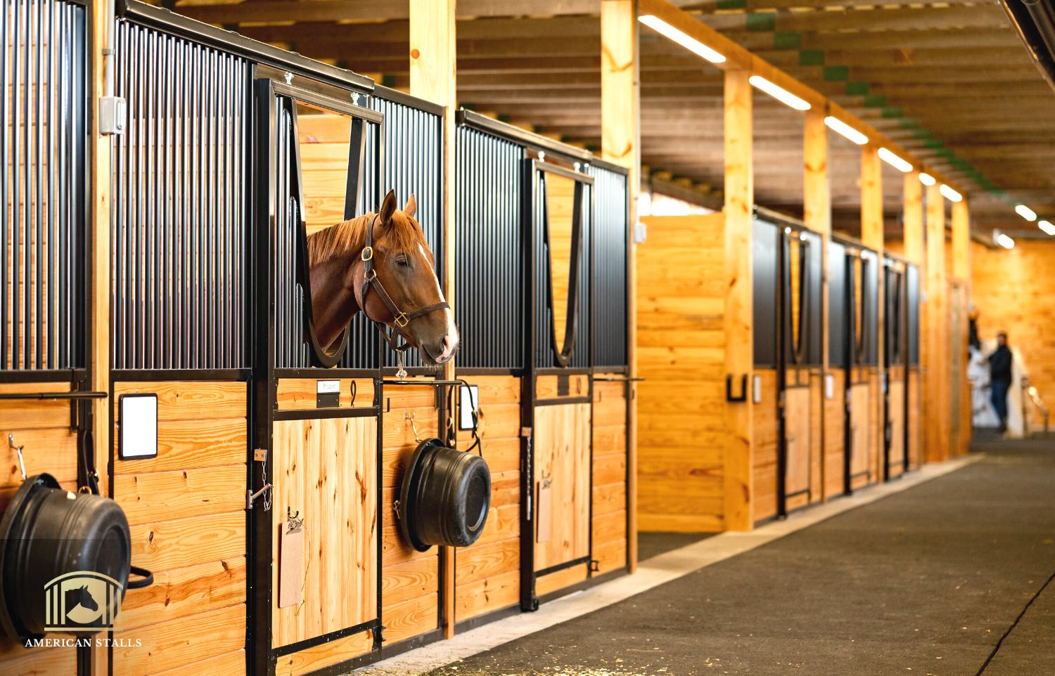 Sliding Horse Stall Fronts - Made in USA | American Stalls