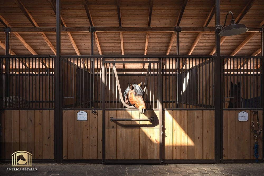 Sliding Horse Stall Fronts - Made in USA | American Stalls